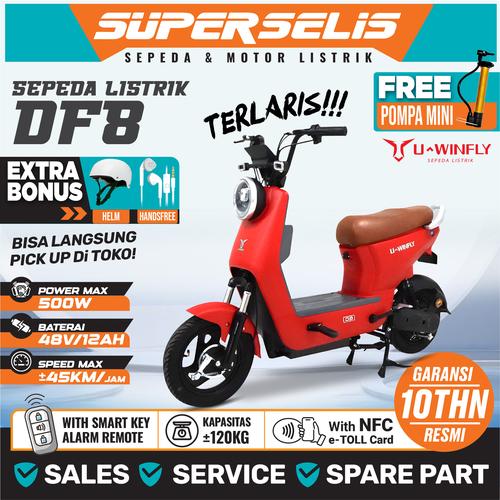 Promo Sepeda Listrik Uwinfly Df8 48v 12ah Dragon Fly Df 8 Garansi Resmi