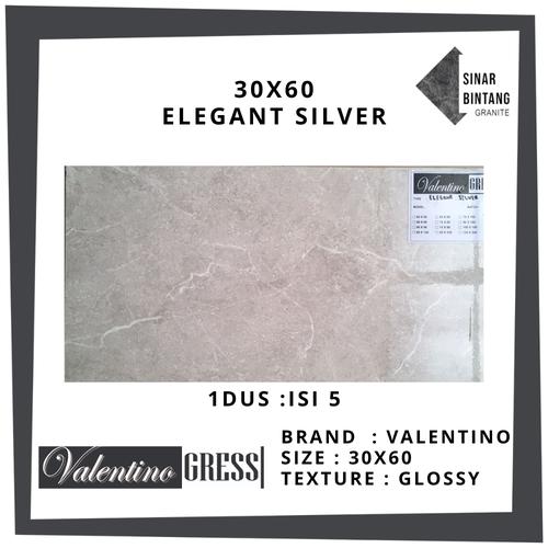 Jual Keramik Dinding | Tembok 30x60 Elegant Silver Valentino - Jakarta ...