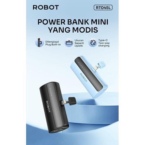 Promo Robot RT045C Powerbank Mini Port TYPE C 4500mAh Powerbank Mini ...