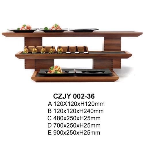 Jual Wood Wedding Buffet Decoration Food Cake Display Stand / stand ...
