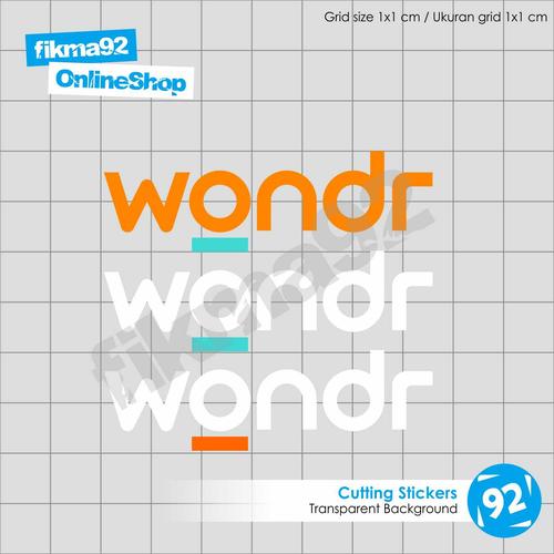 Jual Stiker Sticker WONDR by Bank BNI - Logo O(Pth-Org), 3cm - Kab ...