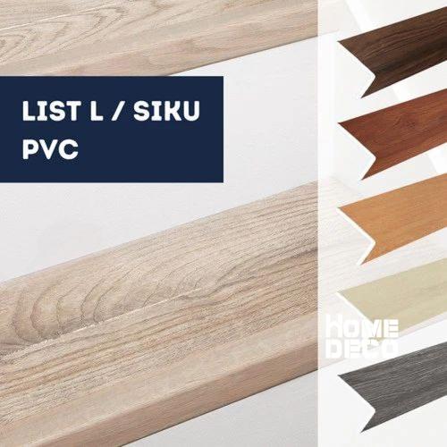 Jual LAIV List Siku L PVC Step Nosing Lantai Tangga Vinyl SPC Lis ...