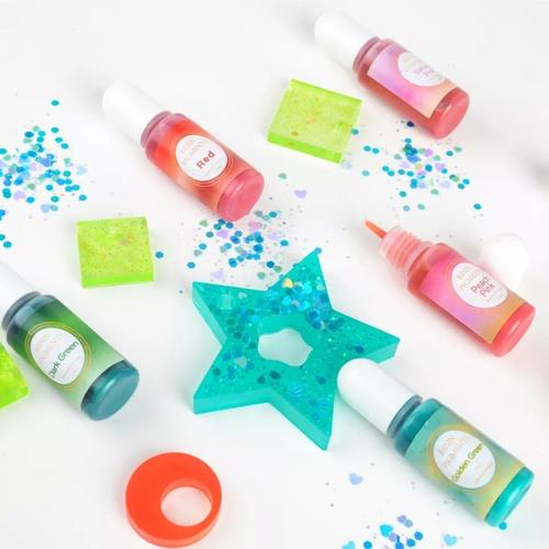 Jual Pigment Pewarna Cair Warna Pastel Solid Dye Resin Slime Craft DIY ...