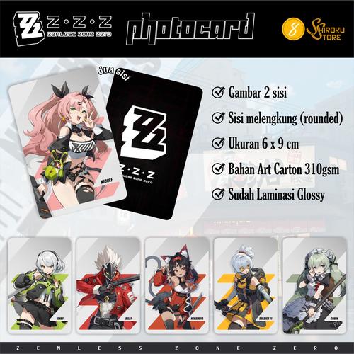 Jual Zenless Zone Zero Photocard / Koleksi Kartu Photo Anime Game ZZZ ...