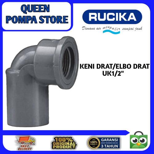 Jual KENI Drat/ELBO Drat RUCIKA UKURAN 1/2 inch atau Keni Dart/Elbo ...