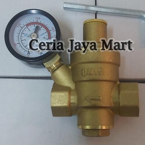 Jual PRV 3/4" DN20 Kuningan Drat /Pressure Reducing Valve PRV Kuningan ...