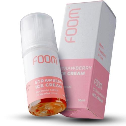Jual Liquid Foom Strawberry Ice Cream 30ML by Foom Saltnic Creamy ...