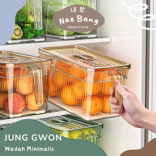 Promo 【NAE BANG】JUNG GWON Organizer Freezer Sayur Buah Hemat Tempat ...