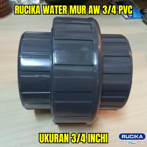 Jual Union Socket Sambungan Pipa Watermur AW Ukuran 3/4 Inchi PVC ...