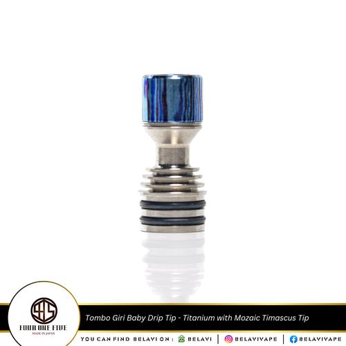 Jual Tombo Giri Baby Short Tip Ti 510 MTL Drip Tip by Four One Five Mods Japan - Titanium with ...