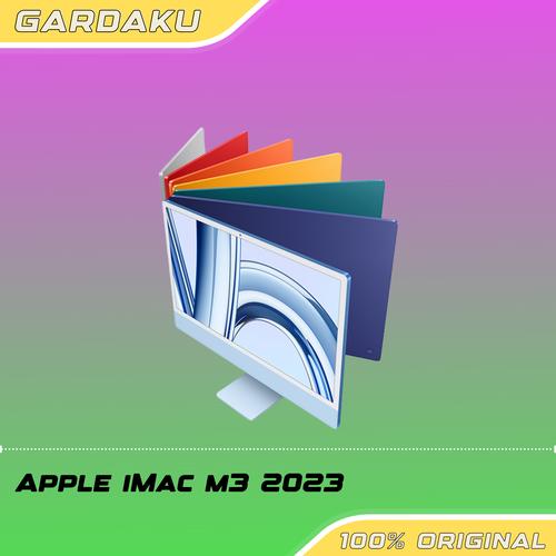 Jual Apple iMac M3 Chip 2023 24 Inch 8 Core CPU 10 core GPU 256GB 512GB ...