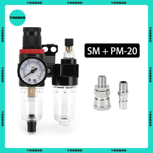 Jual Mini Air Control Unit 1/4 Inch Filter Kompresor Udara Regulator ...