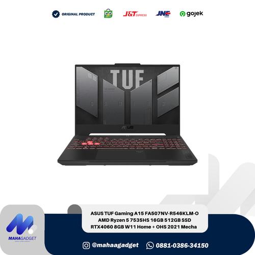 Jual ASUS TUF Gaming A15 FA507NV-R546KLM-O AMD Ryzen 5 7535HS 16GB ...