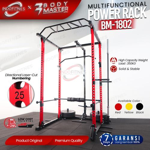 Jual Power Rack Squat Cage Bench Press Pull Up Dipping Rak Benchpress ...
