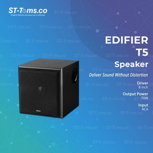 Promo EDIFIER T5 / T 5 Powered Active Subwoofer 8inch 70Watt RMS Output ...