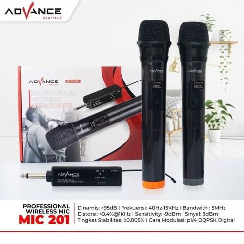 Jual Microphone Advance Double Mic M201 Wireless - Jakarta Pusat - Mitra Ecomm | Tokopedia