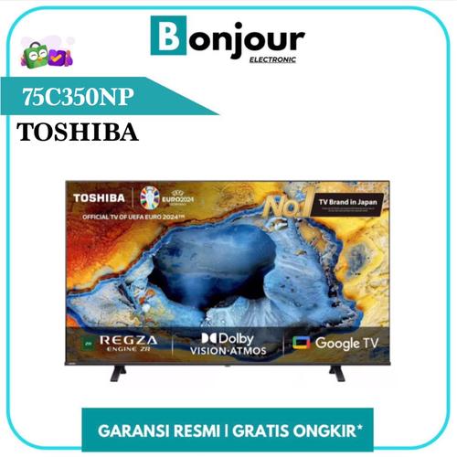 Promo TV Toshiba 75 Inch 75C350NP 4K UHD Google TV Toshiba 75 C350 NP ...