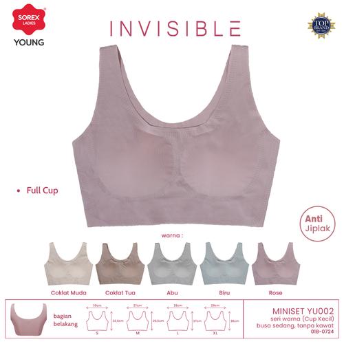 Jual Sorex Young Miniset Seamless Invisible Cup Kecil Busa Tipis Tanpa ...