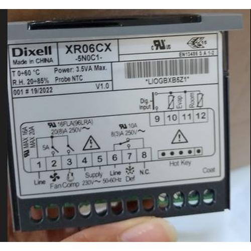 Jual DIGITAL CONTROL THERMOSTAT DIXELL XR06CX-12V / DIGITAL CONTROL ...
