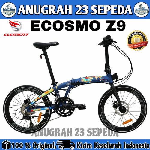 Jual Sepeda Lipat ELEMENT ECOSMO Z9 SAVE THE EARTH Ukuran 20 Inch 18 ...