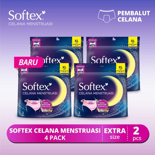 Promo Softex Celana Menstruasi XL 2s x 4 Pack - Pembalut Celana - Kota Tangerang - Softex ...