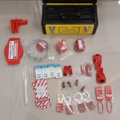 Jual Lockout Tagout - Lock Out Tag Out Kit Safety Padlocks Lockout Hasp ...