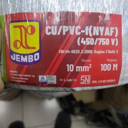 Jual Kabel Jembo NYAF 10mm 10 mm serabut ground grounding SNI listrik ...