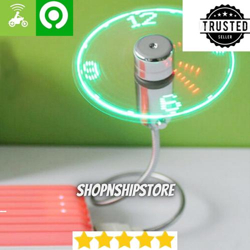 Jual COFLEX FLEXIBLE USB FAN LED CLOCK LIGHT - Jakarta Barat ...