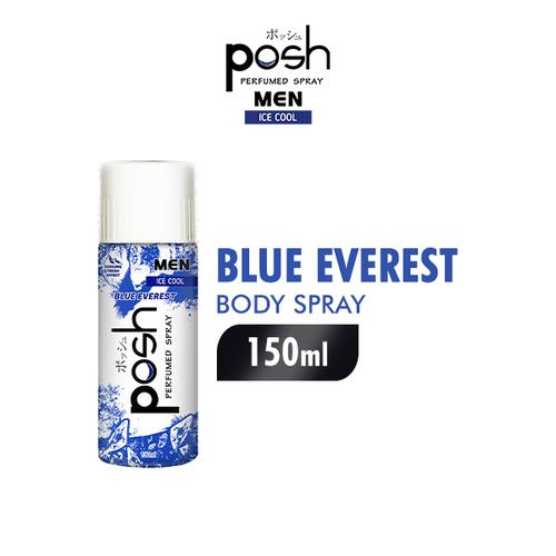 Jual Posh Men Perfumed Spray Ice Cool Blue Everest Sensasi Dingin 150Ml ...