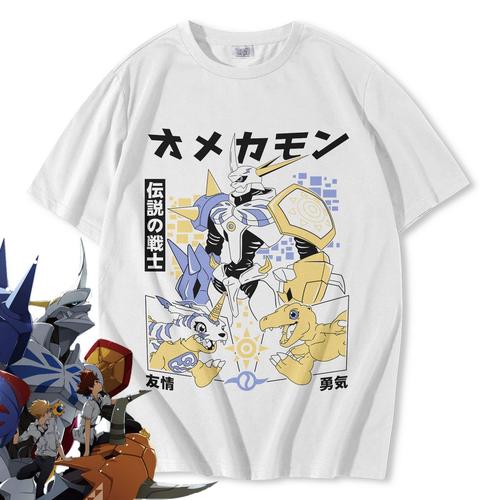 Jual Kaos Digimon Omnimon Brave and Friendship Digital Monster Warrior ...