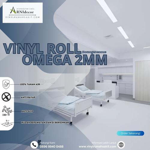 Jual Lantai Vinyl Roll OMEGA tebal 2mm Khusus untuk Rumah Sakit | ANTI ...
