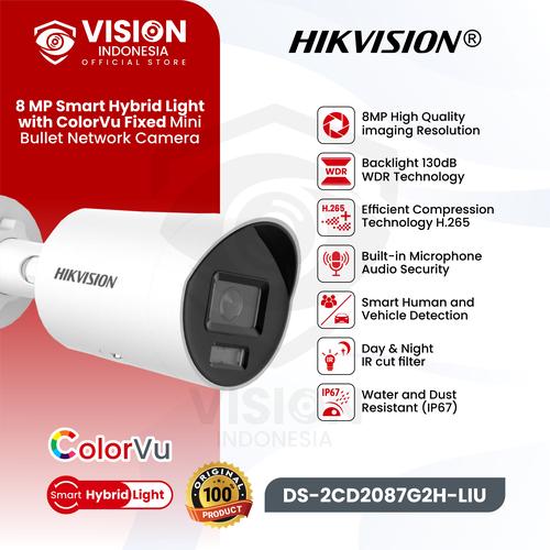 Jual HIKVISION DS-2CD2087G2H-LIU - 8 MP Smart Hybrid Light ColorVu + Audio - Jakarta Utara ...