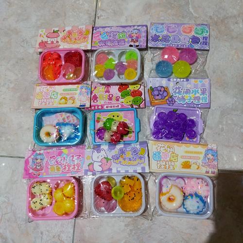 Jual Taba Squishy Pinch Colorful Soft Candy gummy walawala small ice ...