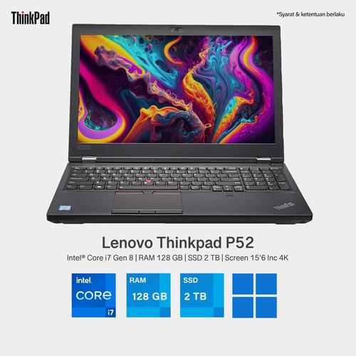 Jual LAPTOP LENOVO THINKPAD P52 Core i7 Gen 8 RAM 128 GB SSD 2 TB VGA 4 ...