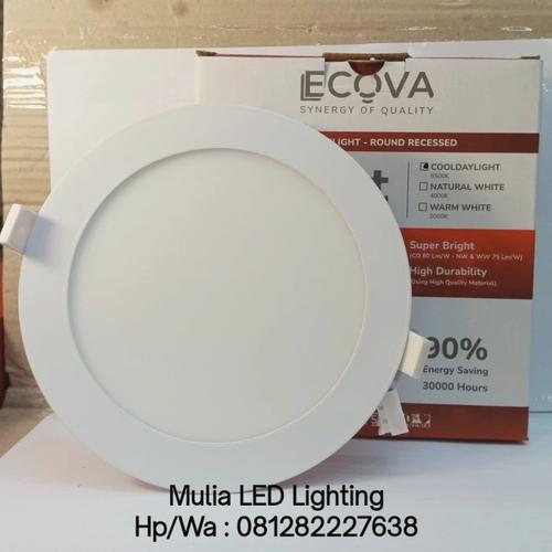 Jual Ecova Downlight/DL Panel light Inbow Bulat 12 Watt - 4000K ...
