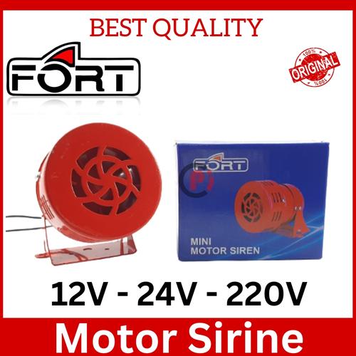 Jual FORT MS-190 Motor Sirine Alarm 220V AC 24V 12V DC 90 sd 110dB 120 ...