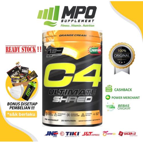 Jual Cellucor C4 Ultimate Shred (20 servings) Preworkout Pre-workout ...