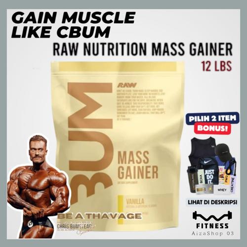 Jual CBUM RAW protein mass gainer 12lbs penambah masa otot gainer cbum ...