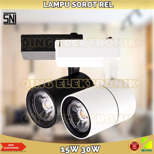 Jual Lampu Track Rel Tracklight Sorot Spotlight 15W 30W - 30W-Black ...