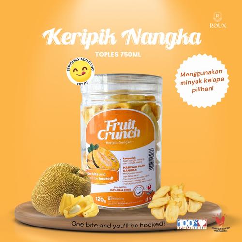 Promo FRUIT CRUNCH KERIPIK BUAH NANGKA PREMIUM TOPLES 750ml ENAK RENYAH ...