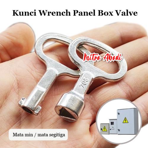 Jual Kunci Pas Wrench Kabinet Listrik Panel Box Valve - Mata Segitiga ...