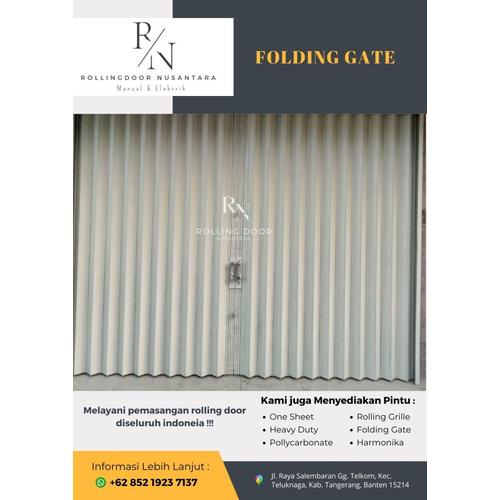 Jual Pintu folding gate besi baja/galvalum berkualitas pintu toko ...
