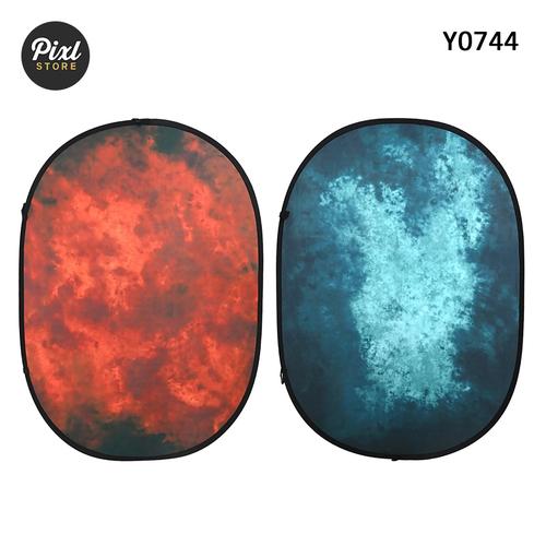 Jual Layar Foto Background Abstrak Double Side 1.5x2M Collapsible ...