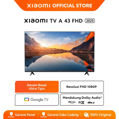 Promo Xiaomi Google TV A 43 2025 FHD | Google TV | Dolby Audio, DTS:X ...