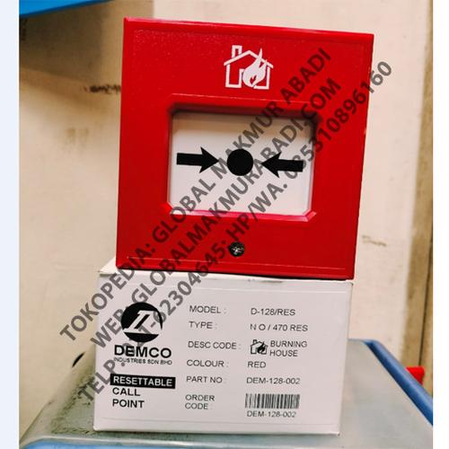 Jual DEMCO D-128 RES D108 BREAK GLASS MANUAL CALL POINT MANUAL BREAK ...