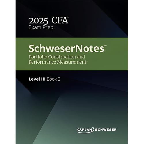 Jual CFA 2025 – Schweser Study Notes & Quicksheet Level 3 : Portfolio ...