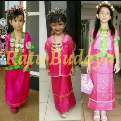 Jual Pakaian Adat Bugis / Baju Adat Bodo / Stelan Adat Makasar Anak Tk ...