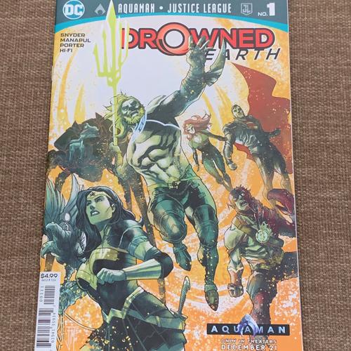 Jual DC COMICS - 2019 AQUAMAN JUSTICE LEAGUE - DROWNED EARTH #1 by ...