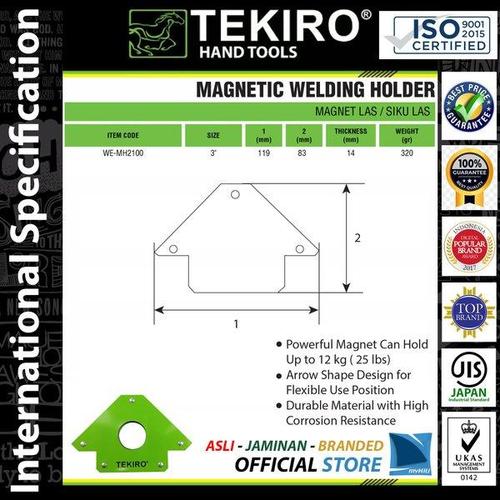Jual Siku Magnet Las 3" Inch Siku Las Magnit / Magnetic Welding Holder ...