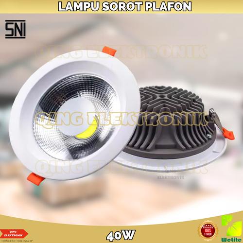 Promo Lampu COB Spot Light Lampu Sorot LED Ceiling Plafon Putih - WARM WHITE, 40 WATT - Jakarta ...